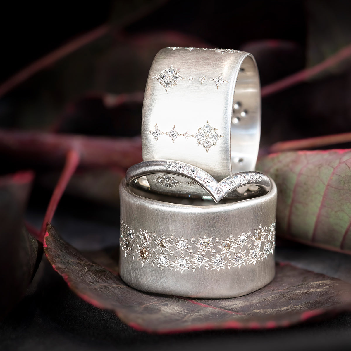 Adel Chefridi Shooting Star Silver Band | Shop Alchemy Jewelry Store ...