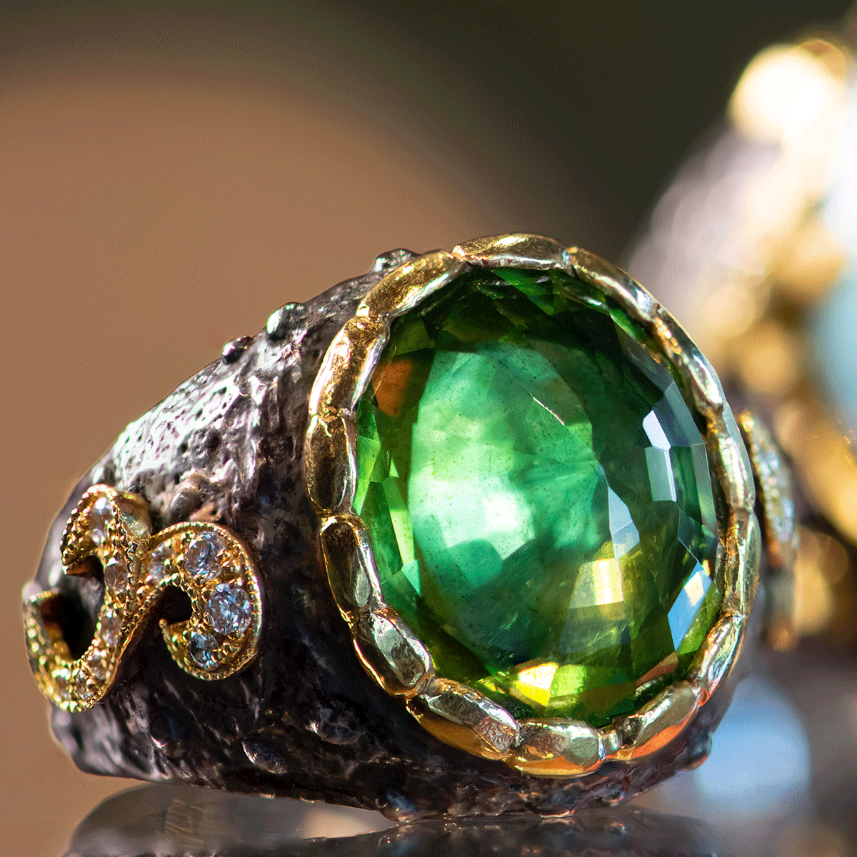 Victor Velyan Peridot Ring | Alchemy Jeweler